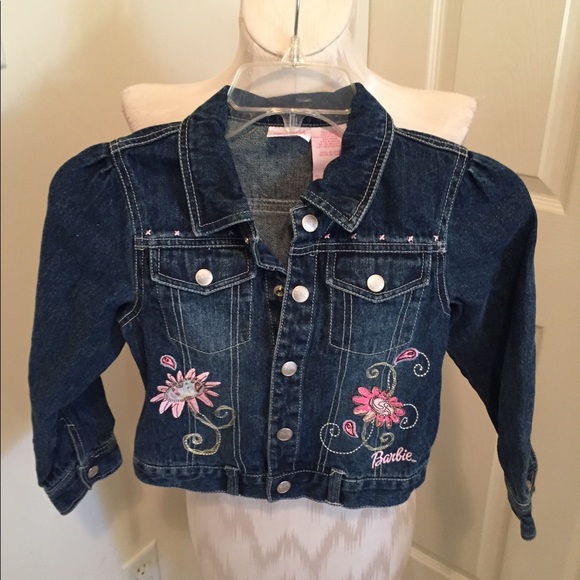 Barbie | Jackets & Coats | Barbie Denim Jacket Size 6 Worn One Season ...